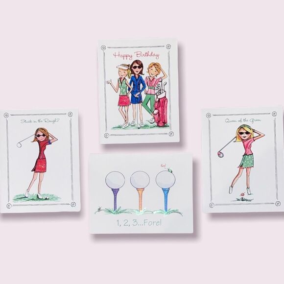 Lula Bell Designs | Party Supplies | Set4 Of Lula Bell Designsgolf ...
